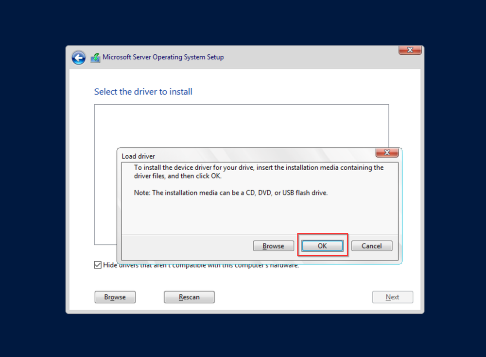 Installing Windows Server 2022 Core Server No Gui